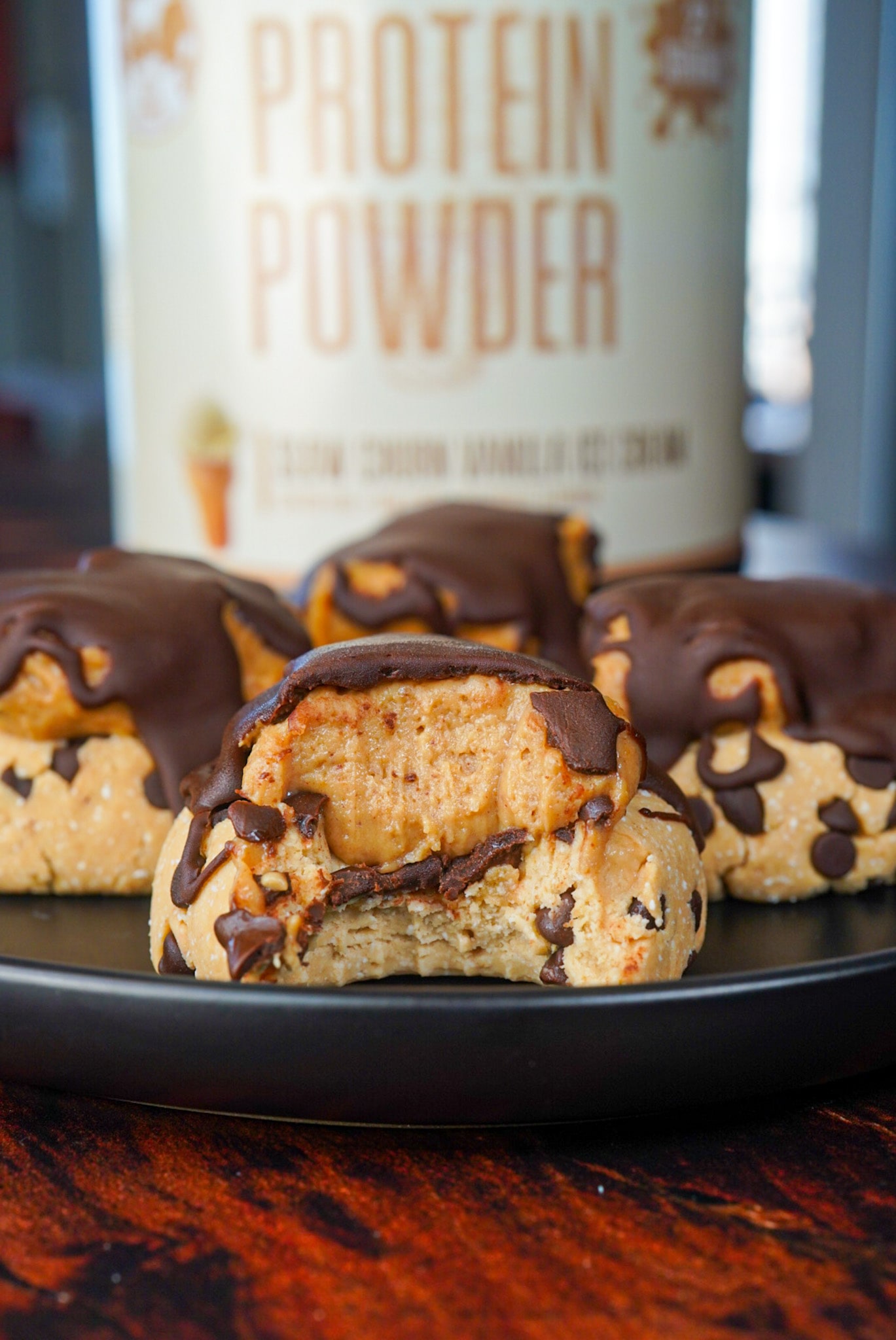 247 Cal No Bake Stuffed Protein Chocolate Chip Cookies – Protein Cookie ...